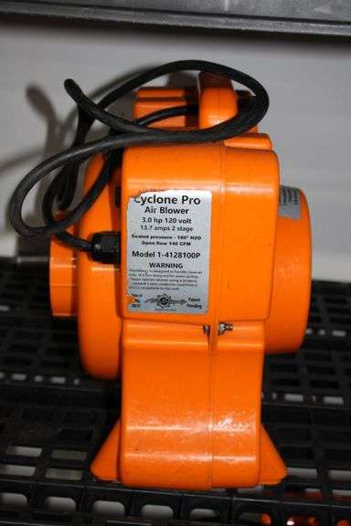 Cyclone Pro 3.0 HP Air Blower Model 1-4128100P - Auction Ohio