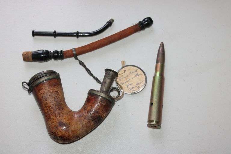 Antique Pipe & Rifle Cartridge - Auction Ohio