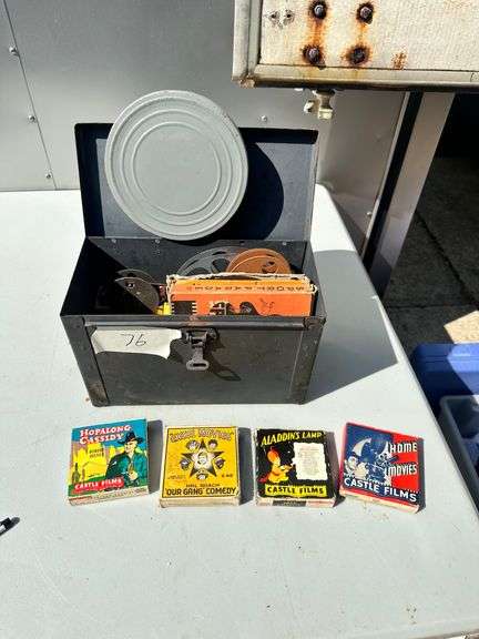 Vintage 8mm Film Lot with Metal Case - Auction Ohio