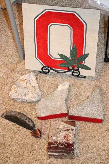 Rocks & OSU Tile - Auction Ohio