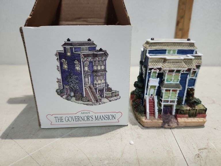1996 Liberty Falls Collection The Governor's Mansion In Box - Auction Ohio
