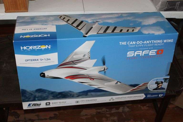 Horizon Hobby Opterra S+ 1.2m Remote Controlled Model Plane Kit ...