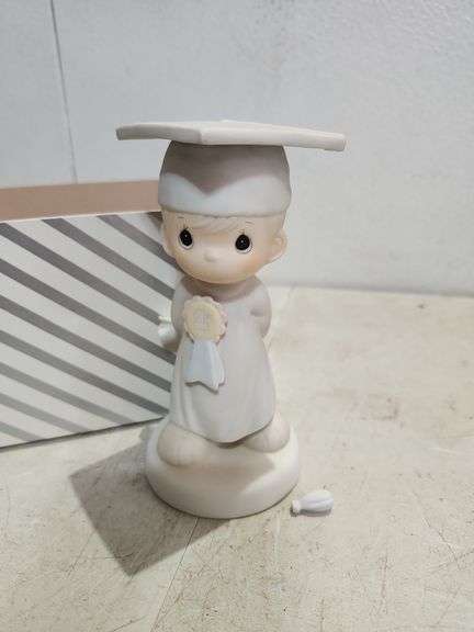 1986 Enesco Precious Moments "God Bless You Graduate" Figurine Tassel ...