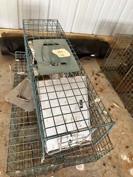 Three Live Traps - Auction Ohio