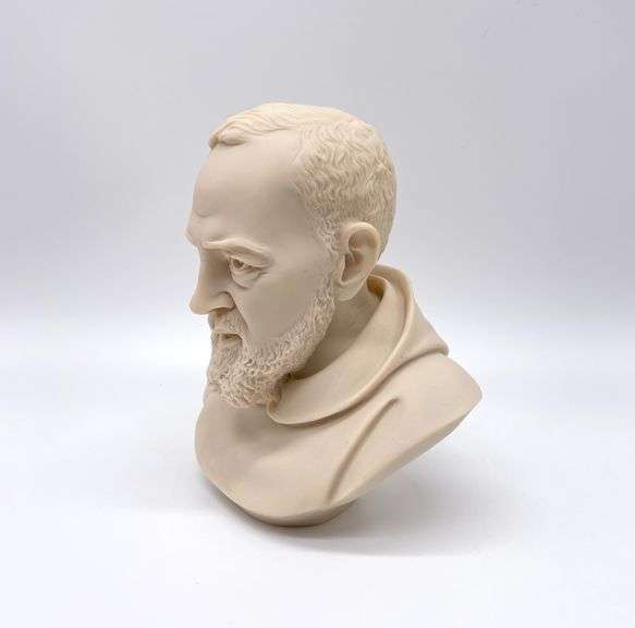 Italy Padro Pio Bust Sculpture - Auction Ohio