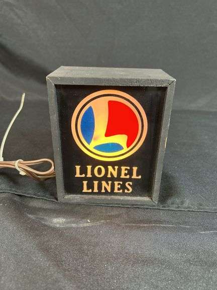 Lionel Lines Lighted Sign - Auction Ohio