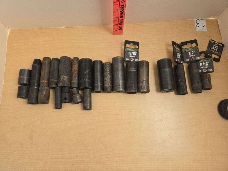 Assorted impact driver sockets. - Auction Ohio