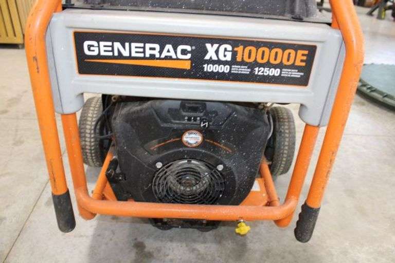 Generac XG10000E Portable Generator - Auction Ohio