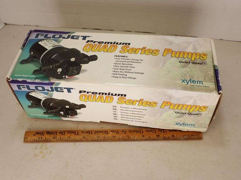 FloJet Premium Quat Series DC Pump 4406-143 type IV in box - Untested ...