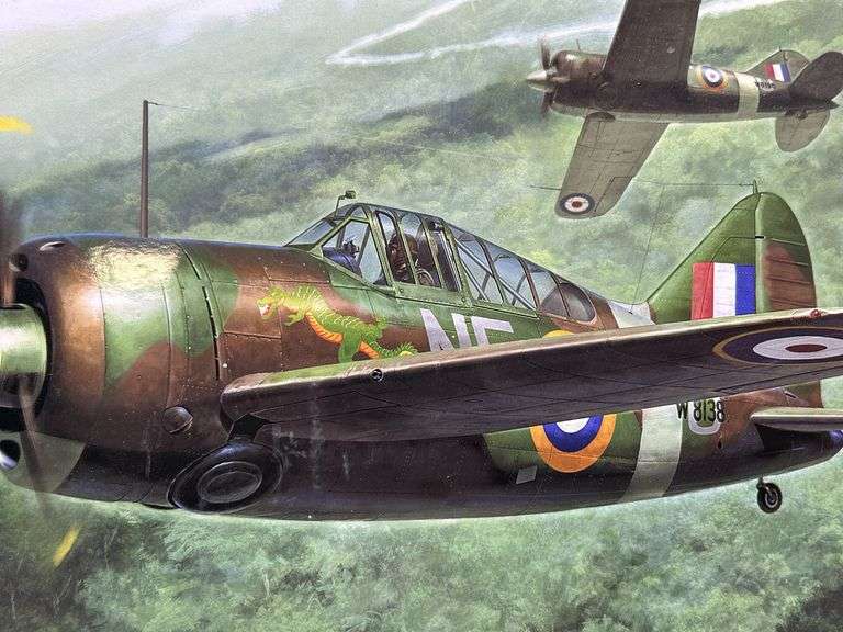 Tamiya 1/48 Scale Brewster B339 Buffalo "Pacific Theater" Model Kit ...