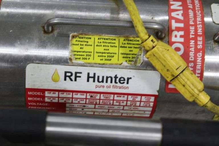 RF Hunter Pure Oil Filtration Machine - Auction Ohio