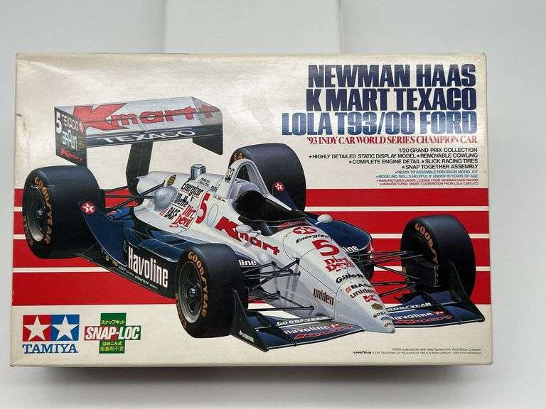 Tamiya 1/20 Newman Haas Kmart Texaco Lola T93/00 Ford Model Kit ...