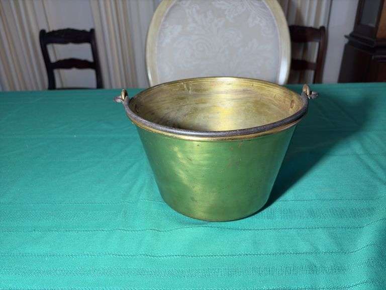 Smaller Brass Bucket - Auction Ohio