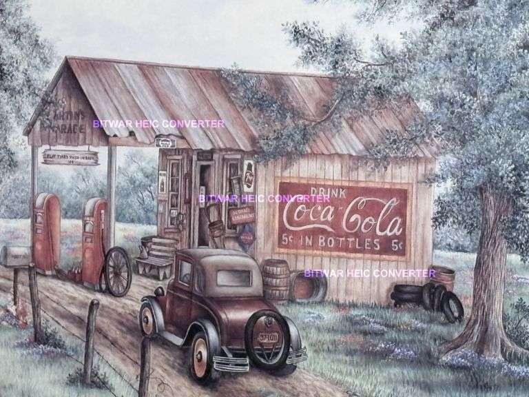 Coca-Cola Print - Auction Ohio