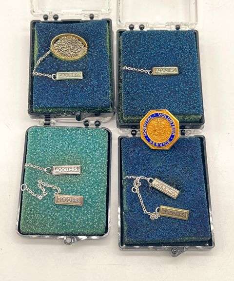 Hospital Volunteer Pins - Auction Ohio