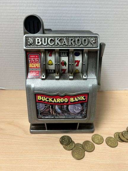 BuckARoo Slot Machine Bank - Auction Ohio