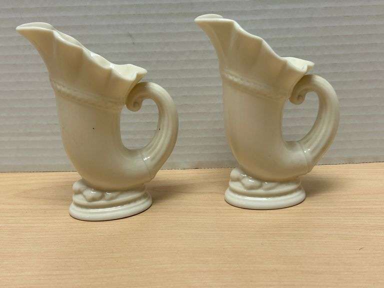 Pair of Cornucopia Lenox Vases - Auction Ohio