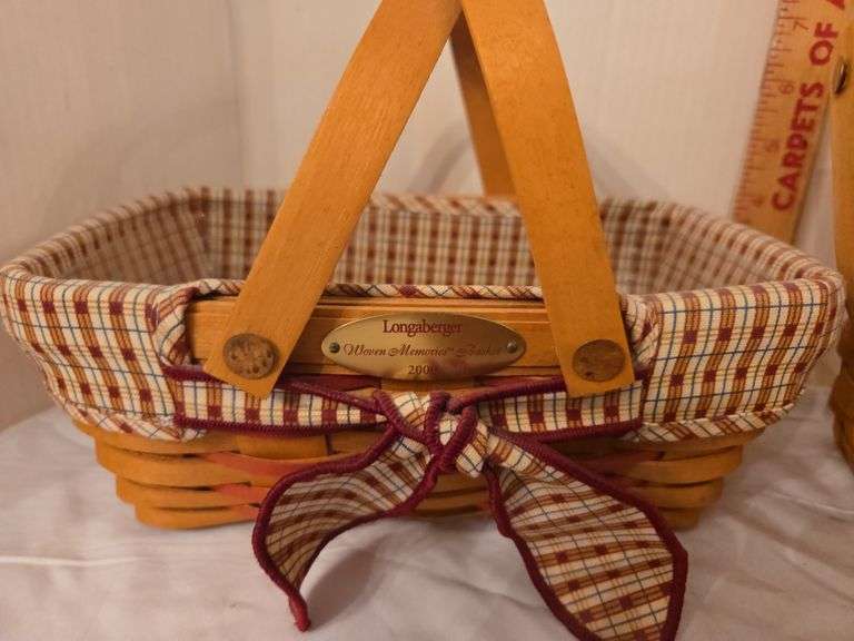 Assorted longaberrger baskets - Auction Ohio