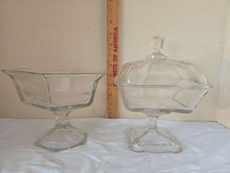 Vintage covered compote - Auction Ohio