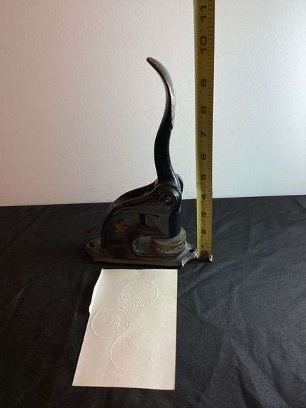 Embossing Seal Press – Carnation Chapter, New Lexington - Auction Ohio