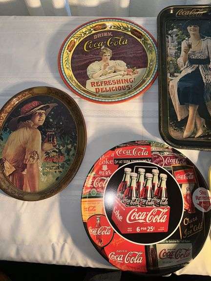 Vintage Collection Coca-Cola Trays - Auction Ohio