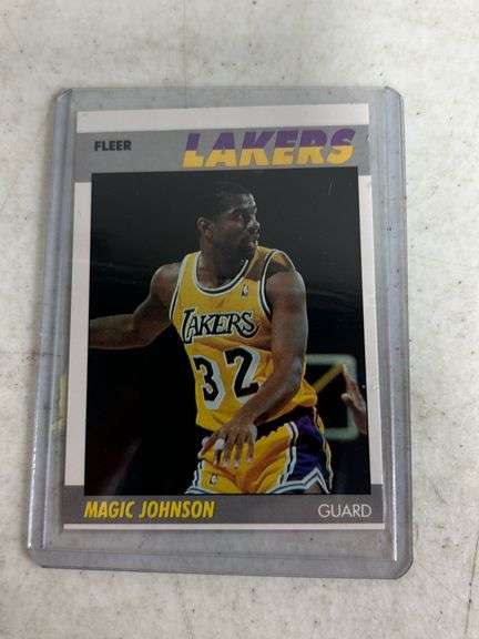 1987 Magic Johnson Fleer Card - Auction Ohio