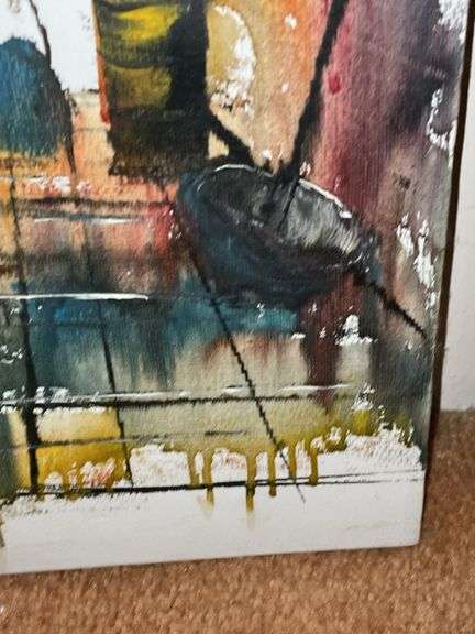 Marchello Oil on Canvas - Auction Ohio