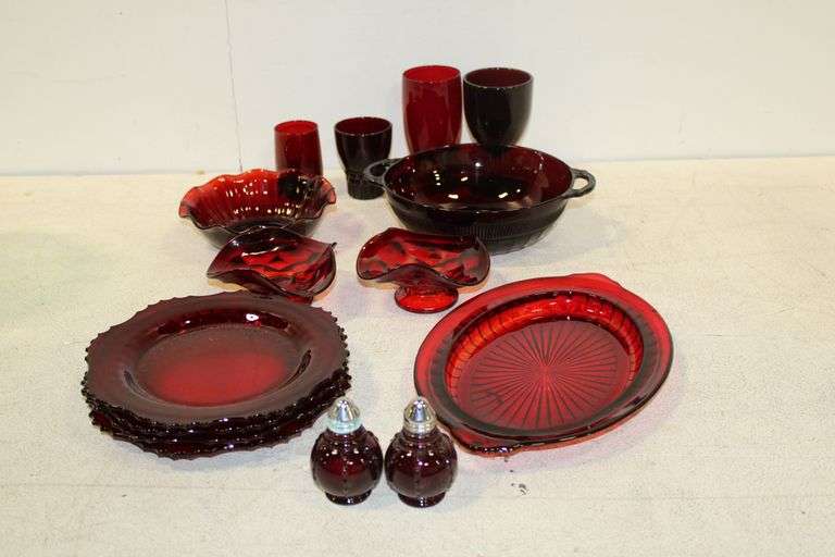 Ruby Glassware - Auction Ohio