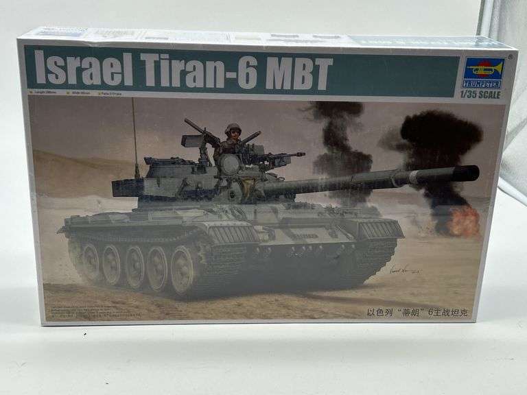 Trumpeter 1/35 Scale Israel Tiran-6 MBT Model Kit - Auction Ohio