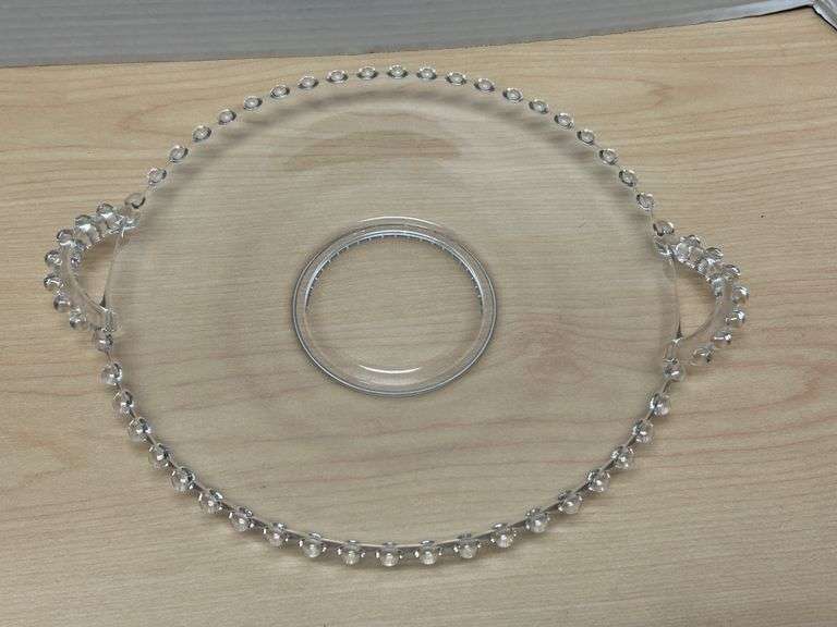 Imperial Candlewick Tray Plate - Auction Ohio