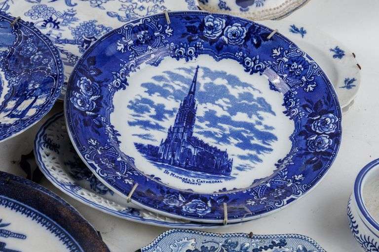 Collection of Flow Blue and Transferware - Auction Ohio