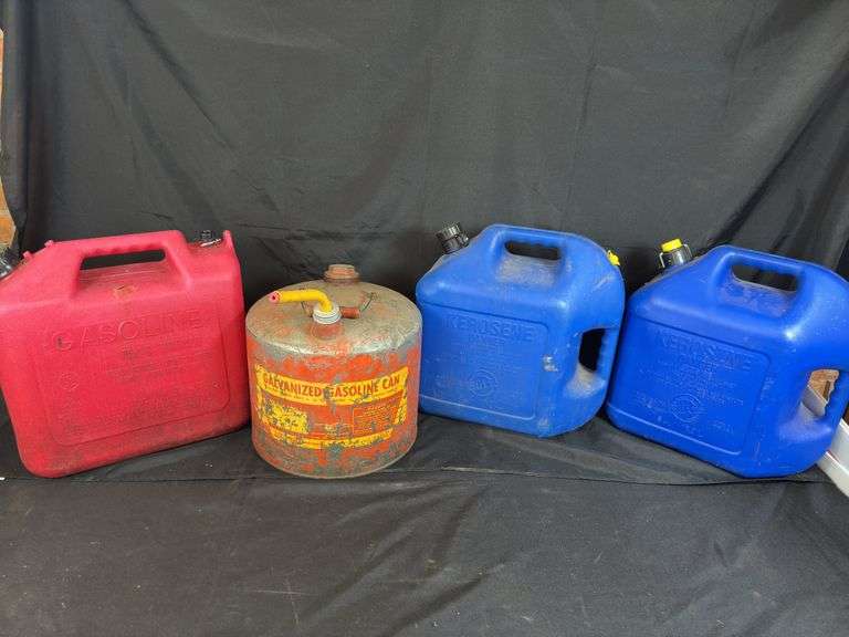 Gas & Kerosene Cans - Auction Ohio