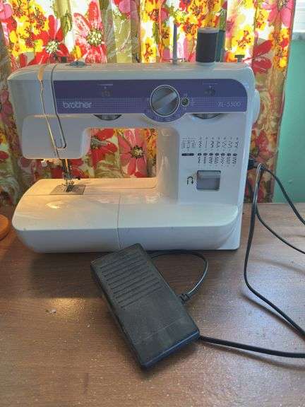 Brother sewing machine – model XL – 5500 - Auction Ohio