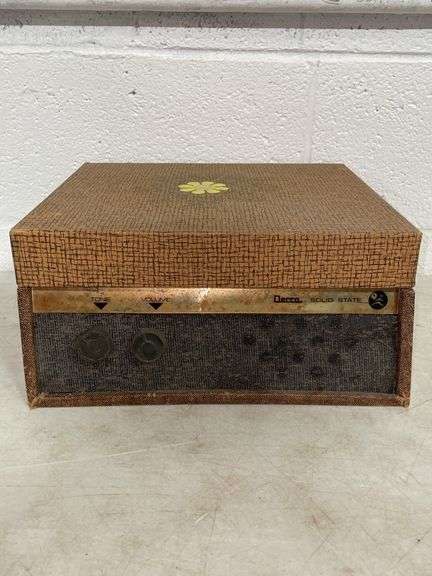 Decca solid state record player - Auction Ohio