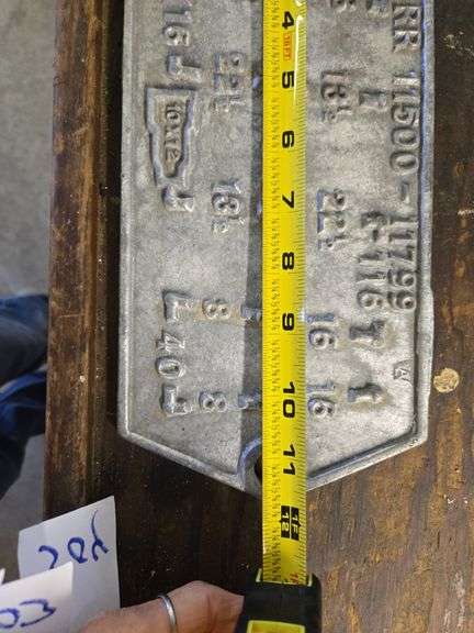 Aluminum DT&I railroad plaque - Auction Ohio