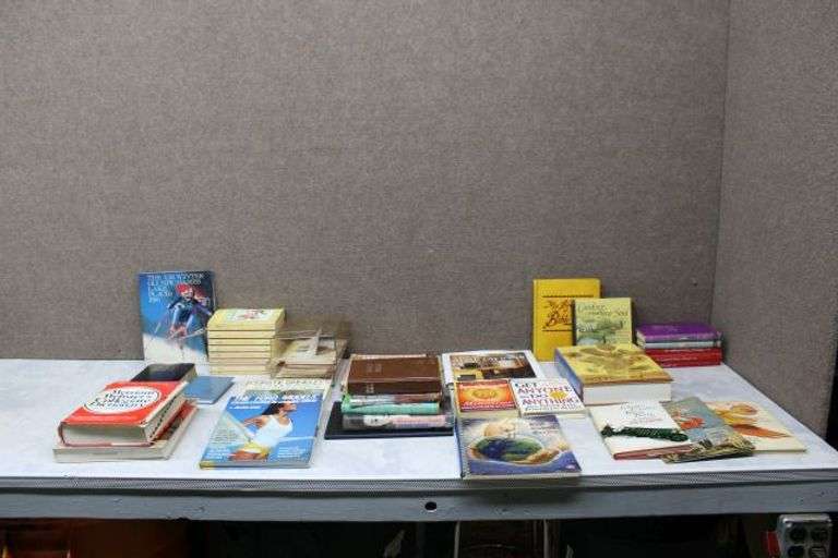 Assorted Collection of Hardcover and Paperback Books with Various ...