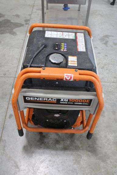 Generac XG10000E Portable Generator - Auction Ohio
