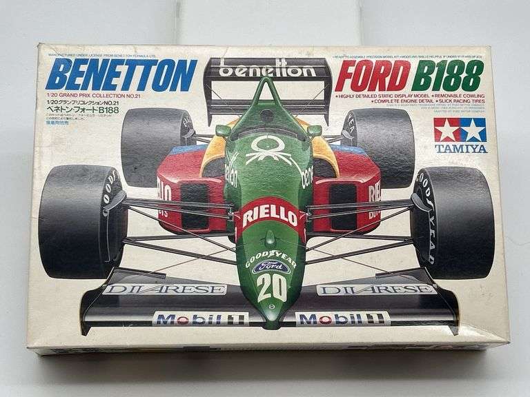 Tamiya 1/20 Benetton Ford B188 Formula 1 Model Kit - Auction Ohio