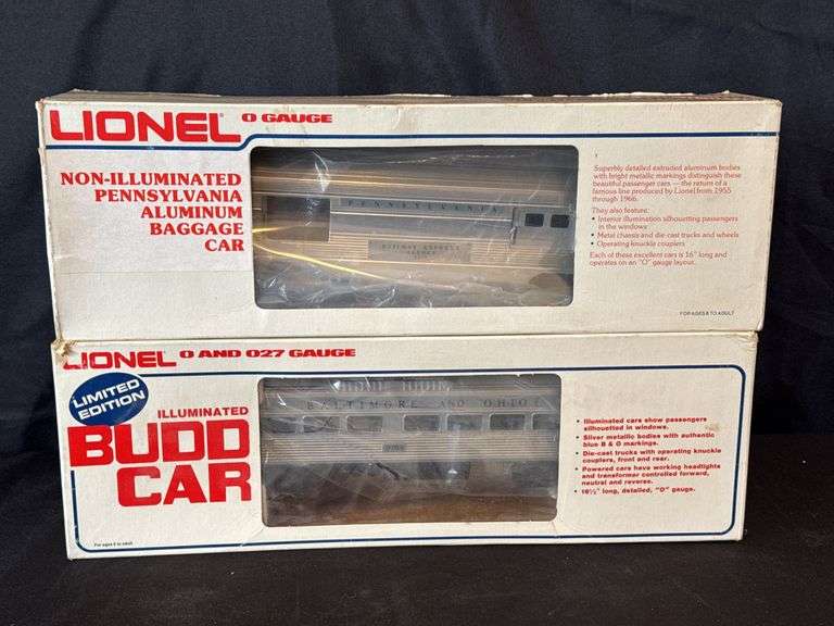 Lionel B & O and Pennsylvania Train Cars - Auction Ohio