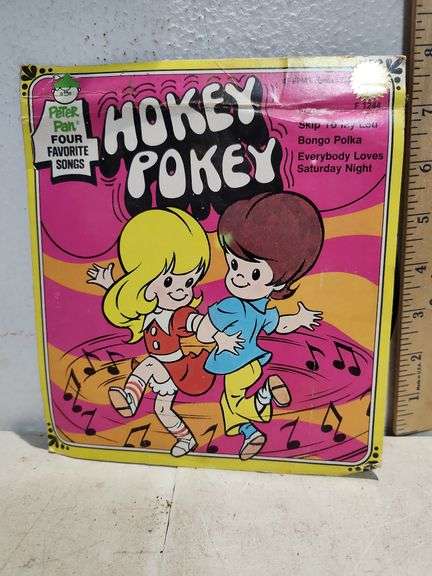Vintage Hokey Pokey Peter Pan 45 Record W/Sleeve - Auction Ohio
