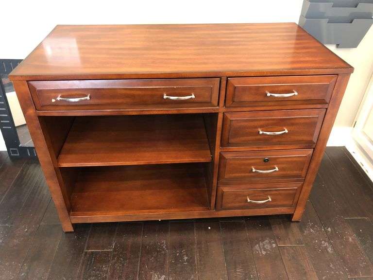 Mission Style Office Credenza - Auction Ohio