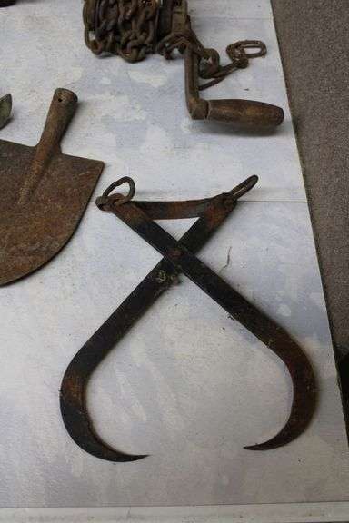 Collection of Mixed Metal Tools and Implements, Including Eagle ...
