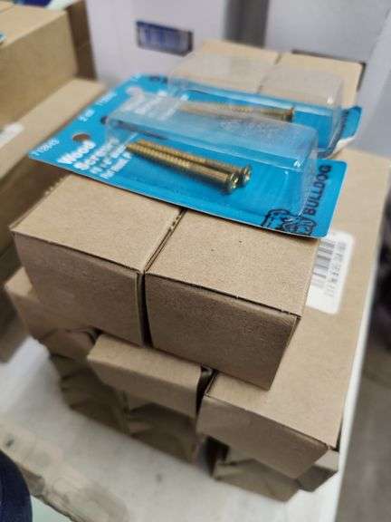 46 Pks Bulldog Wood Screws #8X2" Brass Flat Head Phillips 2 In Each ...