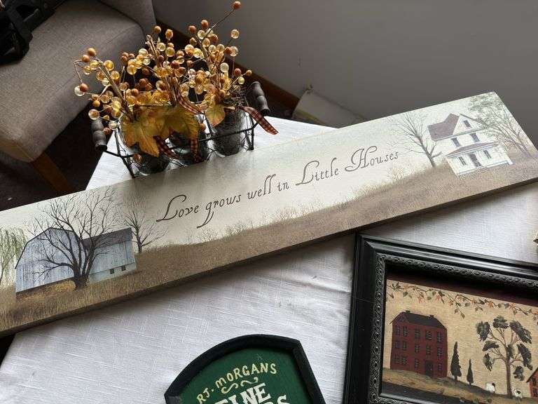 Decor, signs, plaques etc - Auction Ohio