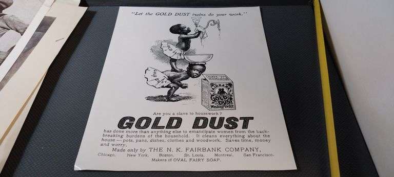 Vintage “Gold Dust Twins” Advertising Print – N.K. Fairbank Washing ...