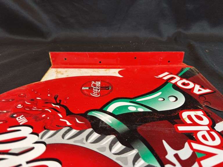 Spanish Coca Cola Sign - Auction Ohio