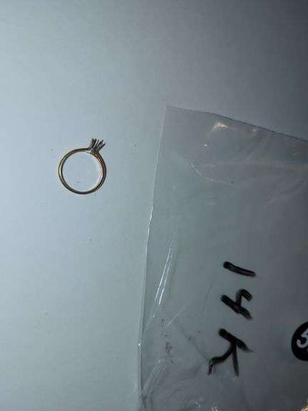 14K Empty wedding band - Auction Ohio