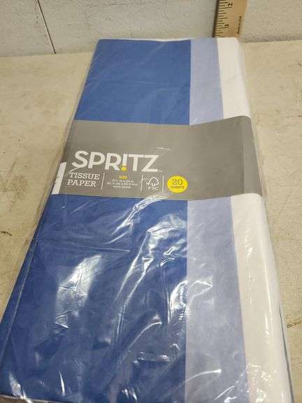 6Pk Of 20 In Each Spritz Tissue Paper - Auction Ohio