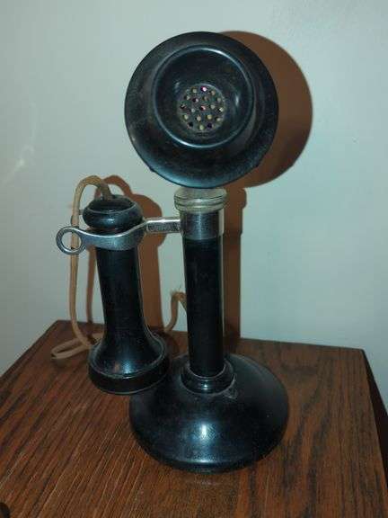 Antique Stronberg Carlson Candle Stick Telephone - Auction Ohio