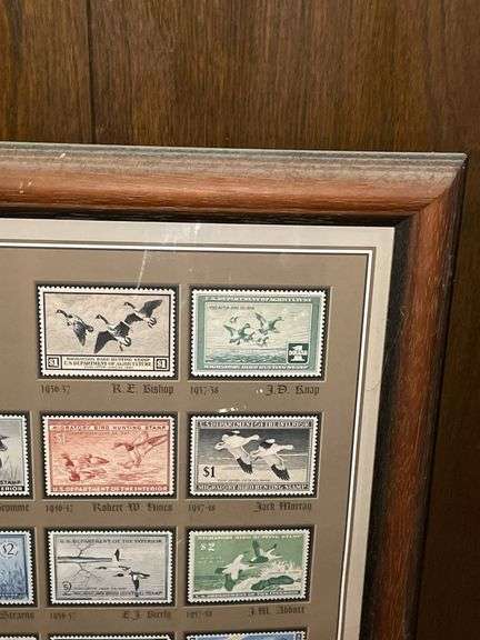 70th Anniversary Federal Duck Stamp – Framed Poster - Auction Ohio